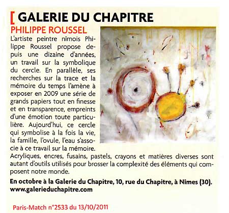 Philippe Roussel Artiste peintre plasticien