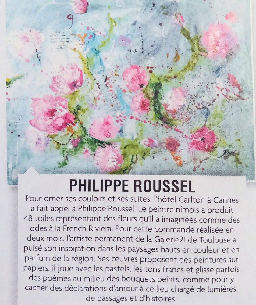 Philippe Roussel Artiste peintre plasticien